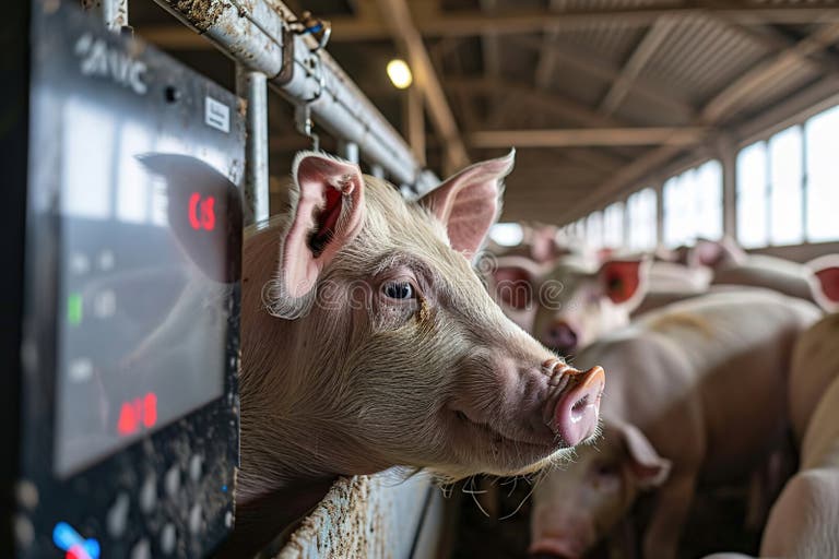 A High-tech Pig Farm Managed by Artificial Intelligence. Control ...