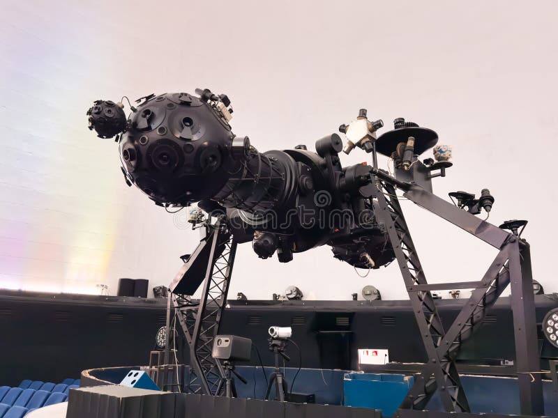 Advanced Planetarium Projector in Action Stock Image - Image of ...