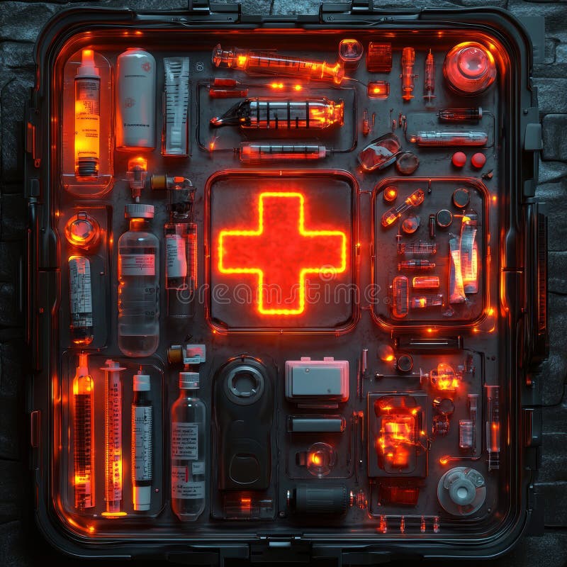 A High-tech, Portable Medical Emergency Kit, with a Briefcase Design ...