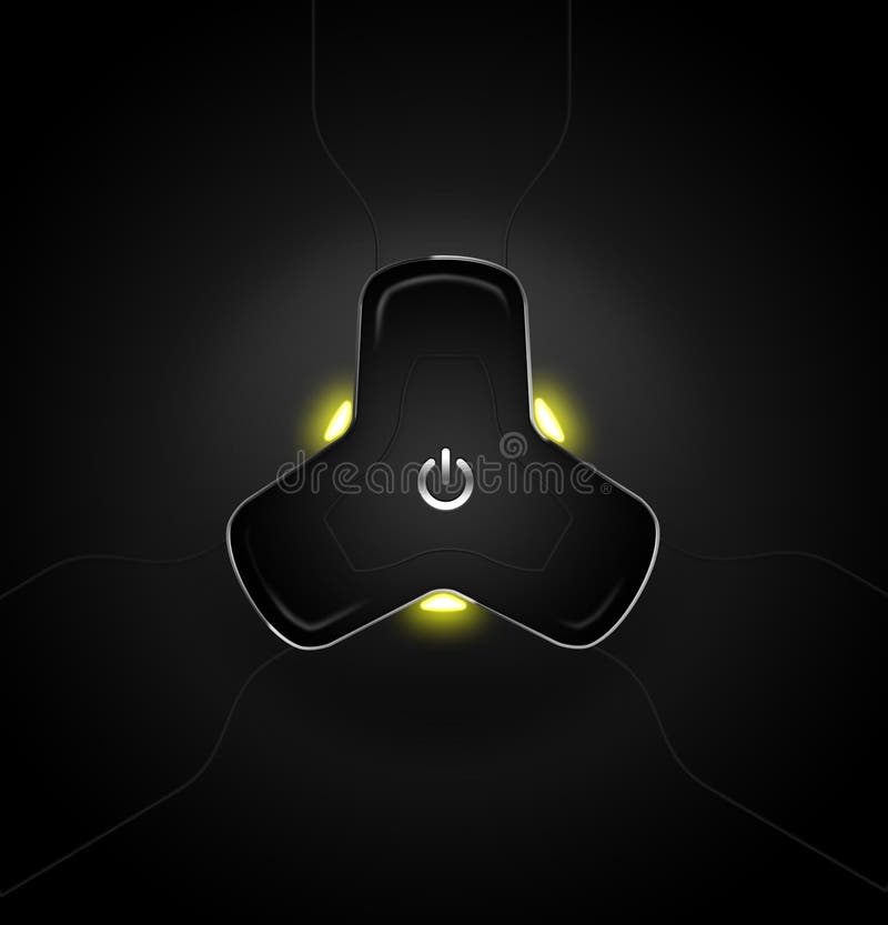 Hi-tech space icons stock vector. Illustration of folder - 10208193