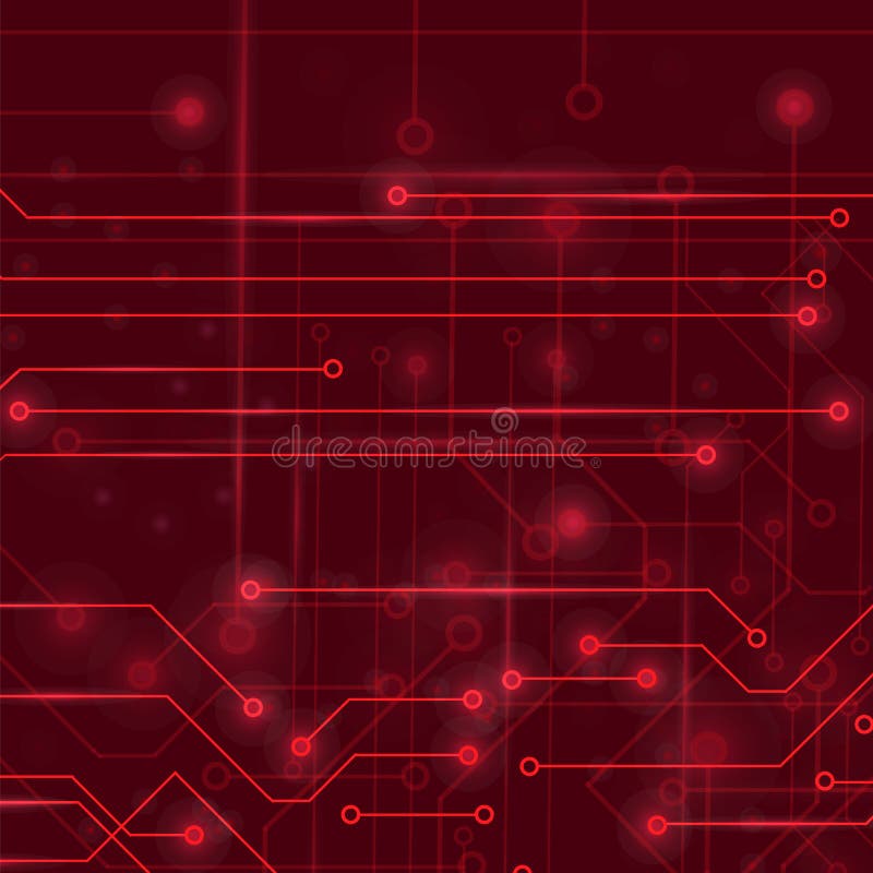 High Tech Printed Circuit Board Stock Vector - Illustration of ...