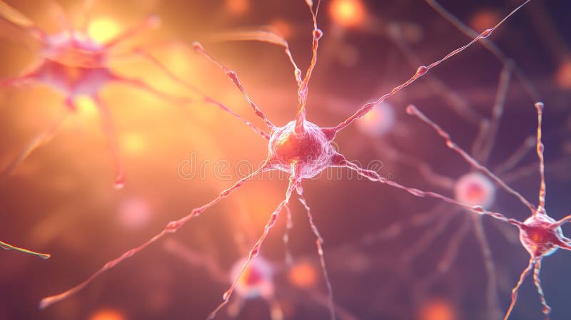 High-tech Process Involving Linked Cells in Neural Networks Stock ...