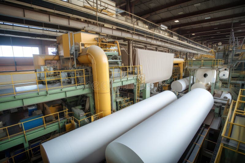 High-tech Pulp and Paper Mill, with Advanced Equipment and Technology ...