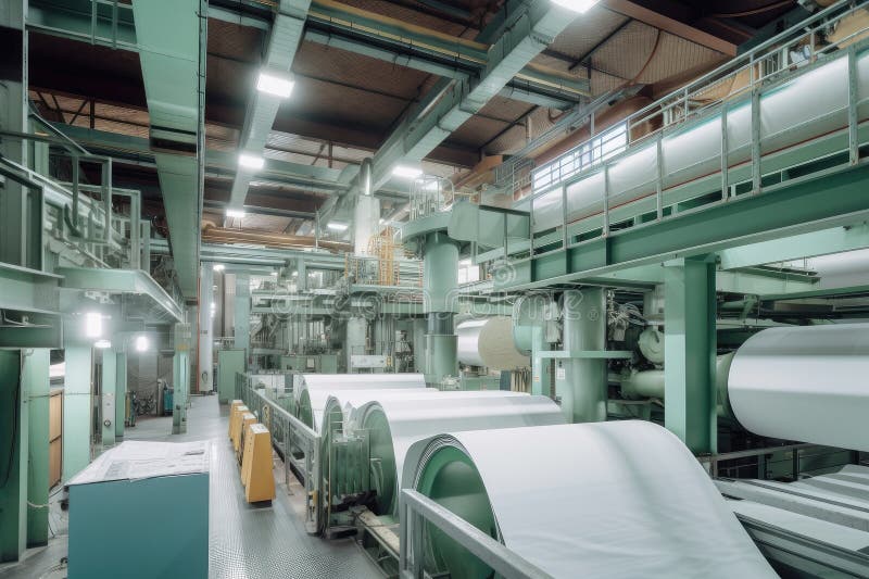 High-tech Pulp and Paper Production Facility, with State-of-the-art ...