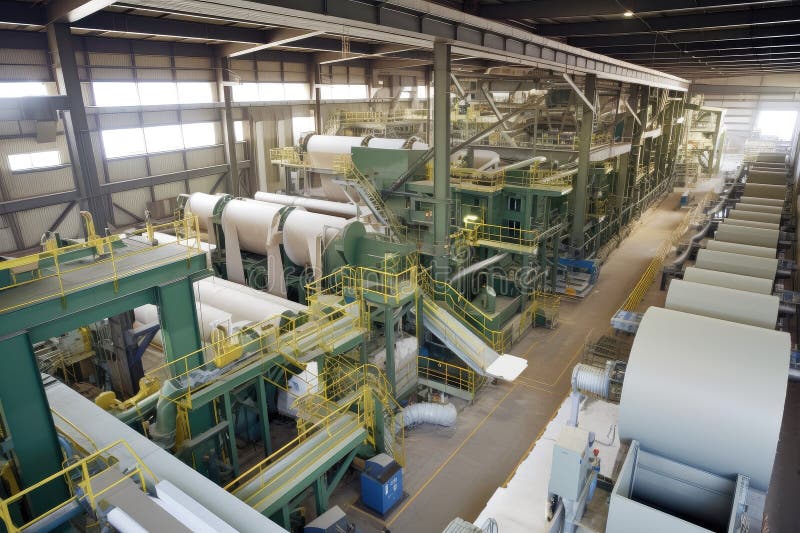 High-tech Pulp and Paper Production Facility, with State-of-the-art ...