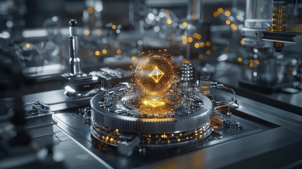 High-tech Quantum Computing Lab Innovation Futuristic Environment ...