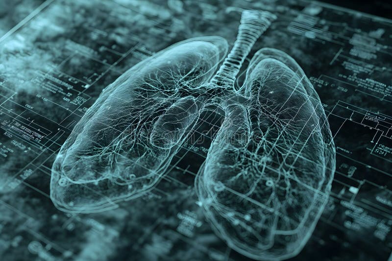 Futuristic Lung Anatomy Visualization for Medical Research and ...