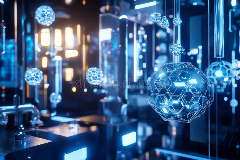 A High-tech Research Lab Where Quantum Particles are Analyzed within ...