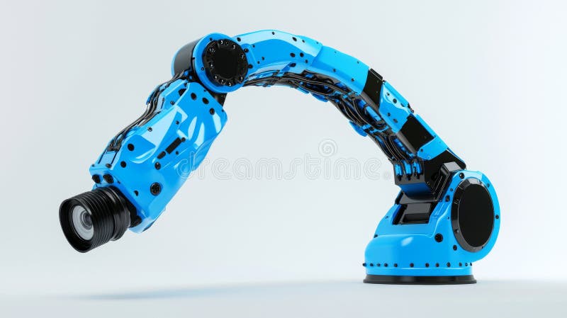 High-tech Robotic Arm Operational in an Intelligent Factory Environment ...
