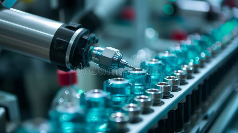 Robotic Precision in Modern Manufacturing Stock Photo - Image of ...