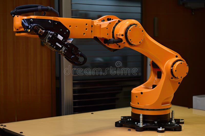High-tech Robotic Arm, with Specialized Gripper and Light Source for ...