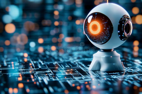 A High-tech Robotic Eye Zooms in on Digital Data To Demonstrate ...