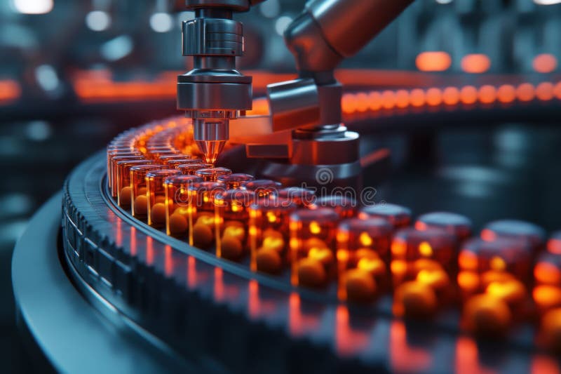 Automated Prescription Drug Production Robots Precisely Sorting and ...