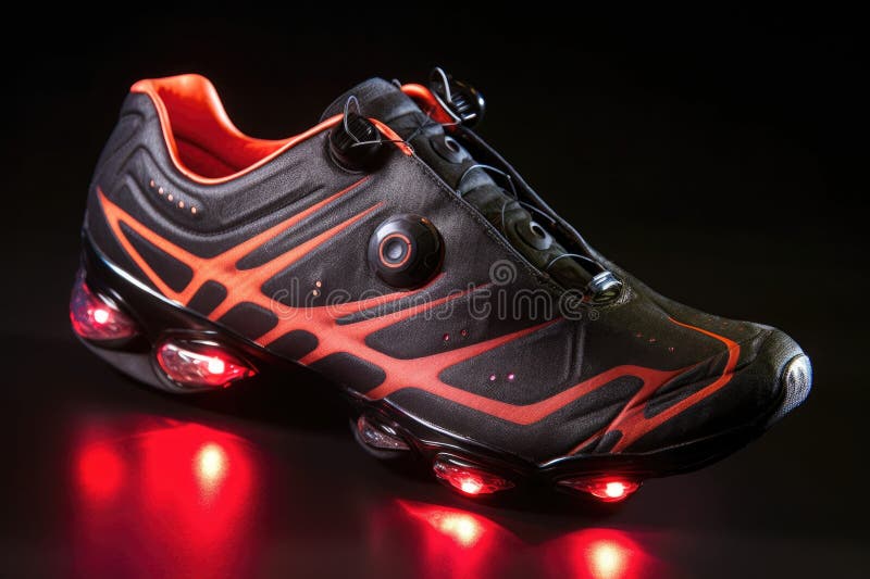 High-tech Running Shoes with Embedded Sensors Stock Image - Image of ...