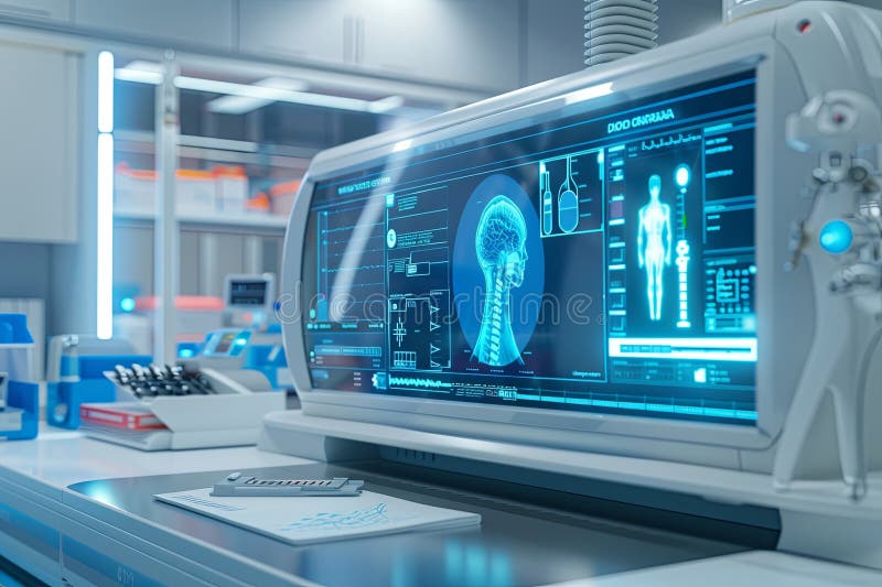 A Clean and Professional Cardiologists Office with Medical Equipment ...