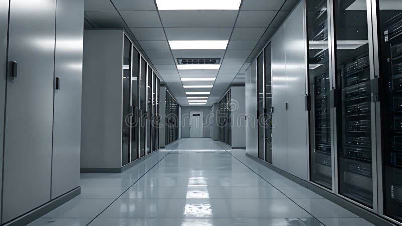 High-Tech Server Room Filled with Rows of Servers Stock Video - Video ... High-Tech Server Room Filled with Rows of Servers Stock Video - Video ...