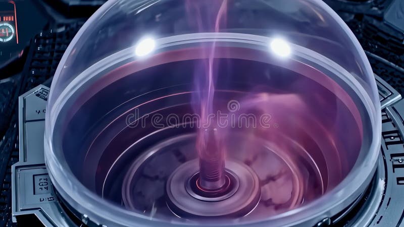 A Powerful Sci-fi Energy Core Generates a Mesmerizing Plasma Vortex ...