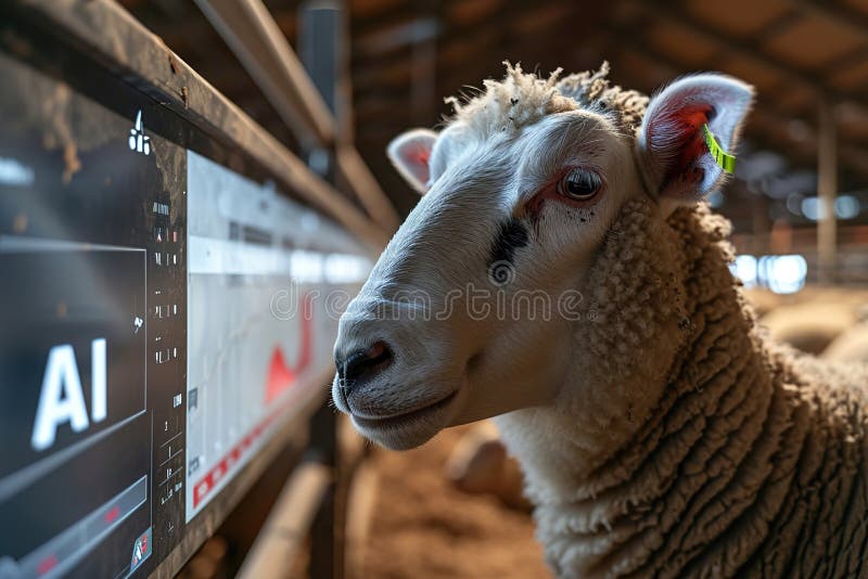 A High-tech Sheep Farm Managed by Artificial Intelligence. Control ...