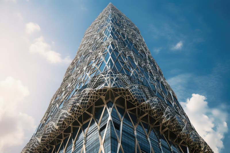High-tech Skyscraper with Futuristic Design and Features, Incorporating ...