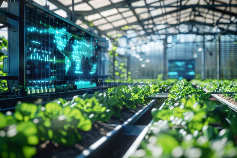 High-tech Smart Farm with IoT Devices Monitoring Crop Health, Detailed ... High-tech Smart Farm with IoT Devices Monitoring Crop Health, Detailed ...