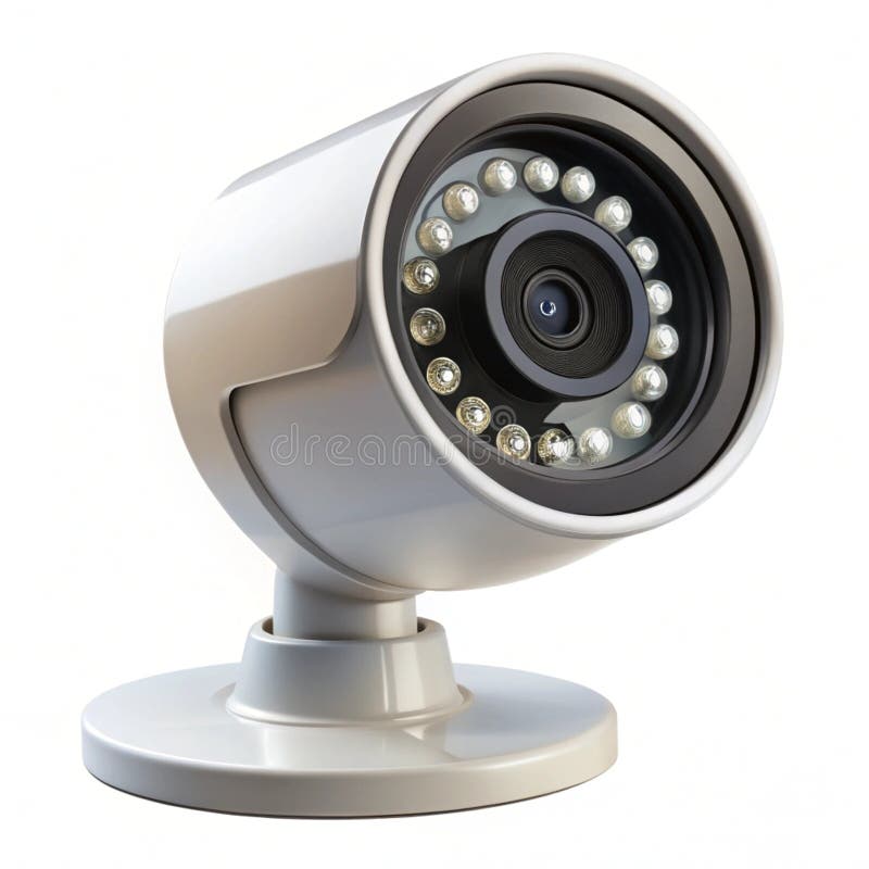 High-tech Smart Home Security Camera with Night Vision Stock ...