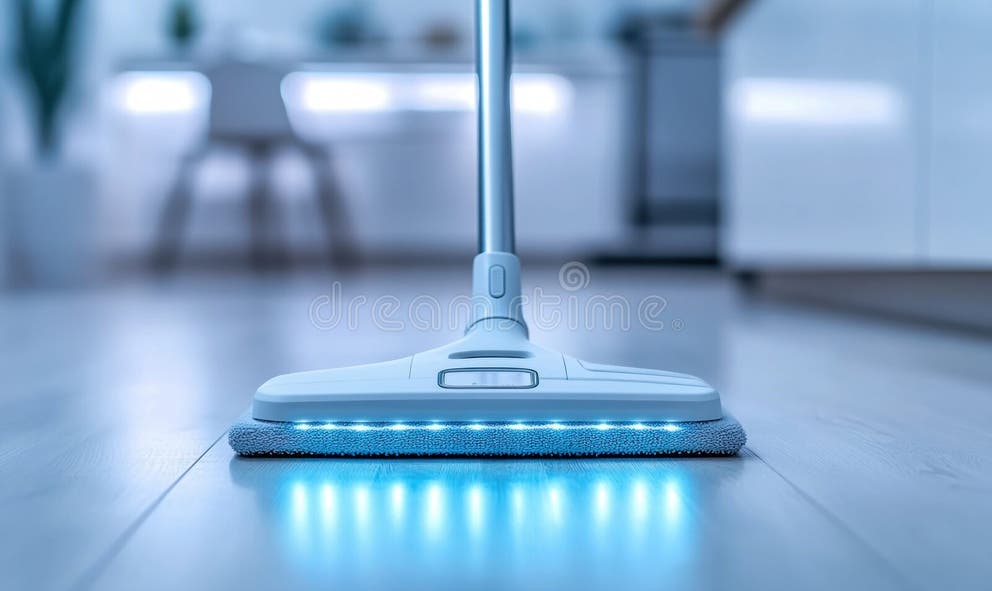 High-Tech Smart Mop with LED Indicators Stock Illustration ...