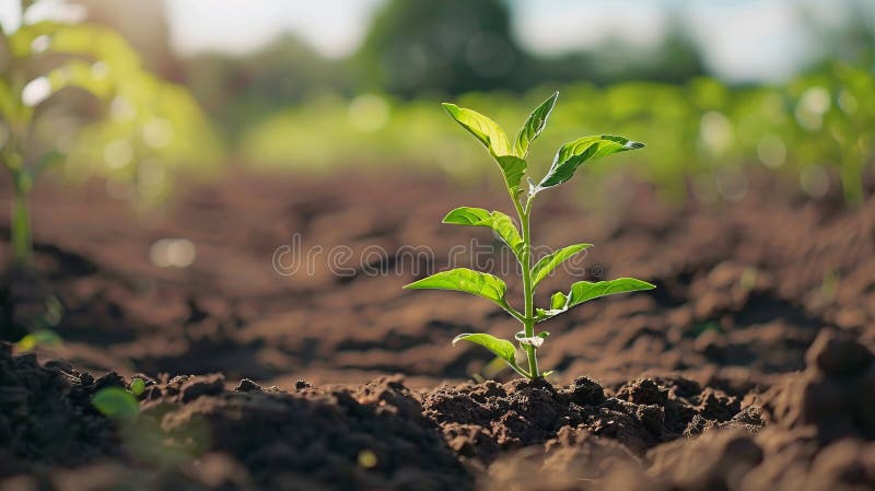 High-Tech Soil Sampling Techniques Stock Illustration - Illustration of ...