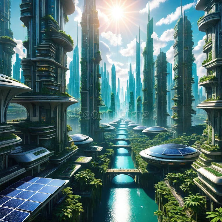 Solarpunk City Stock Illustrations – 84 Solarpunk City Stock ...