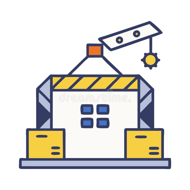 Space Research Facility Futuristic Icon Stock Vector - Illustration of ...