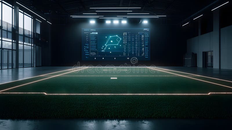 High-Tech Sports Field with Augmented Reality Display for Digital ...