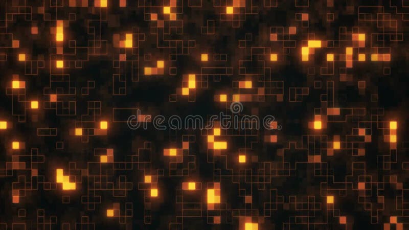 High Tech Square Background, Futuristic Glowing Square Data Concept Background, Abstract Dot ...