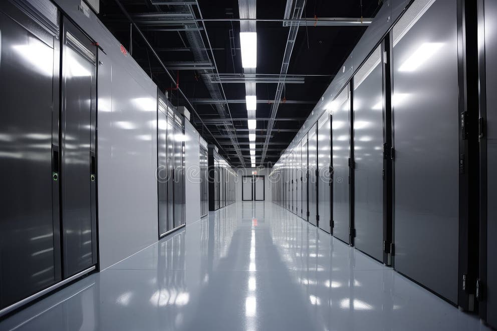 High-tech Storage Data Center, with Advanced Security Features and ...