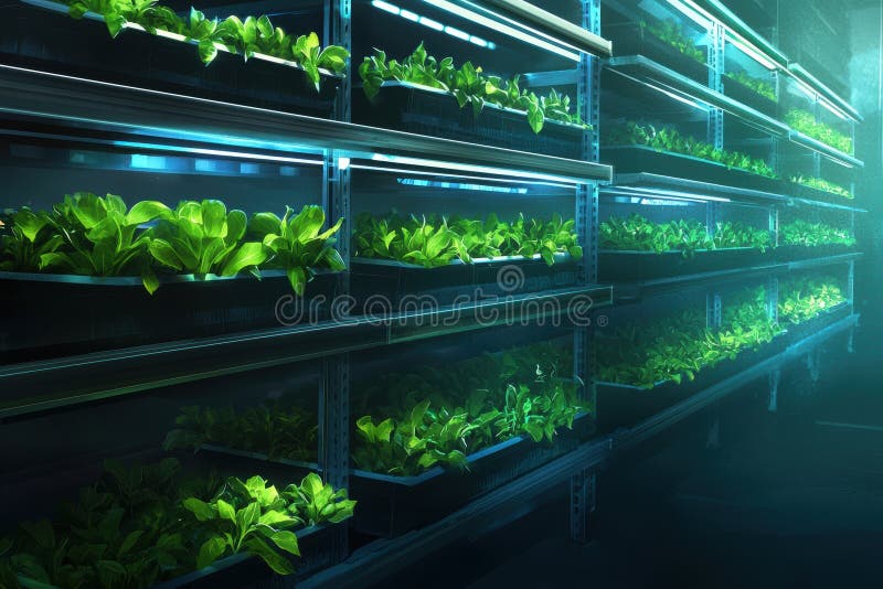 High-Tech Storage Racks for Organized Goods Stock Photo - Image of ...