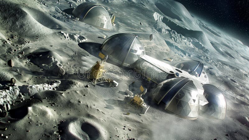 High-tech Structures are Mining Asteroids and Refining Lunar Regolith ...