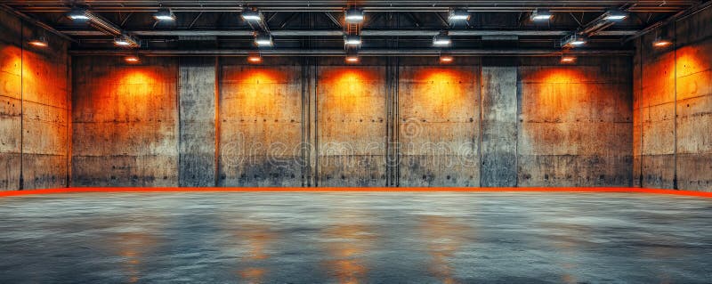 A High-tech Studio with a Dark Underground Garage and Warehouse ...