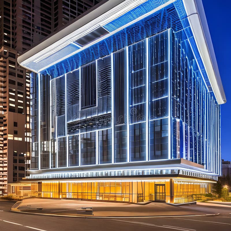 13 a High-Tech-style Building with Exposed Mechanical Systems and a ...