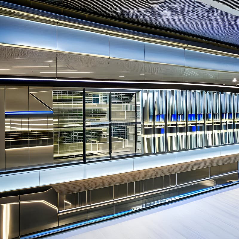 13 a High-Tech-style Building with Exposed Mechanical Systems and a ...