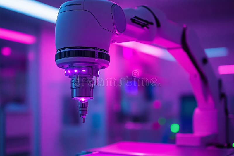 Advanced Robotic Microsurgery System Showcasing AI Precision in Action ...