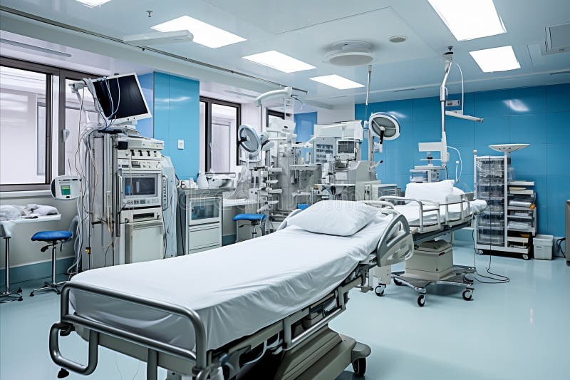 State-of-the-Art Surgical Equipment and High-Tech Medical Devices in a ...