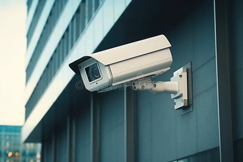 High-tech Surveillance Camera Installed on City Streets, Video ...
