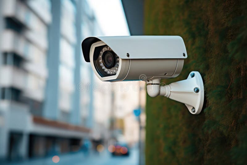 High-tech Surveillance Camera Installed on City Streets, Video ...