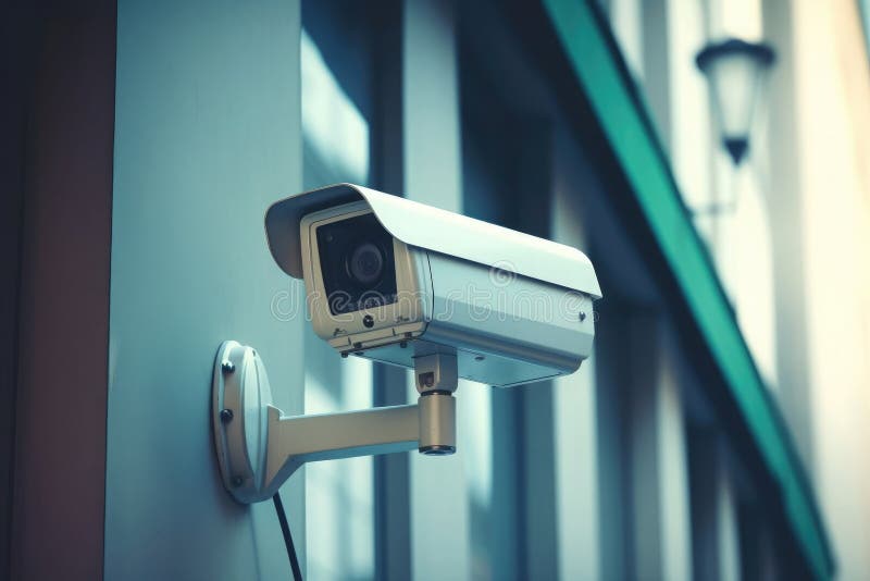 High-tech Surveillance Camera Installed on City Streets, Video ...