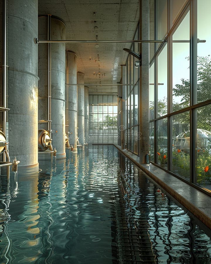 High-tech Sustainable Water Purification Facility Using Advanced ...