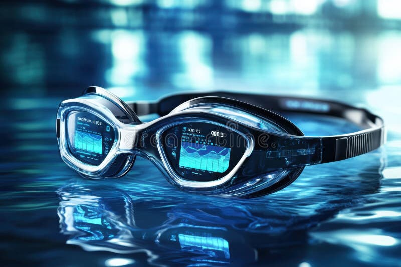 Smart Goggles for Swimmers Showcase Advanced Technology in Aquatic ...