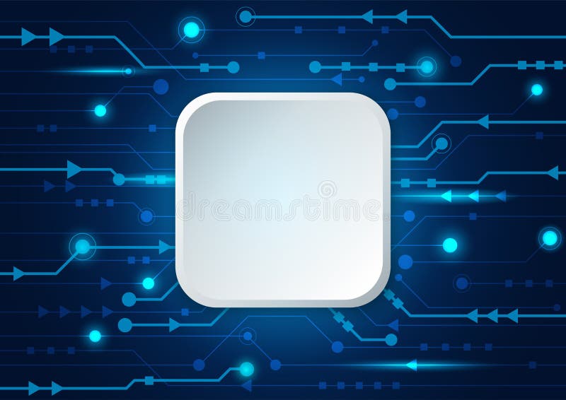 High Tech Technology Geometric Stock Vector - Illustration of ...