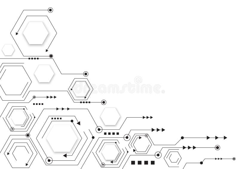 High Tech Technology Geometric Stock Vector - Illustration of ...