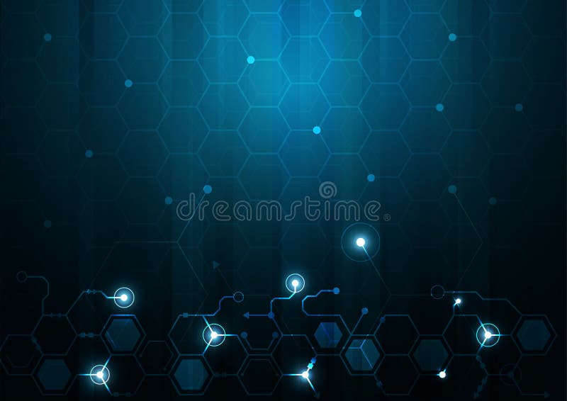 High Tech Technology Geometric Stock Vector - Illustration of design ...