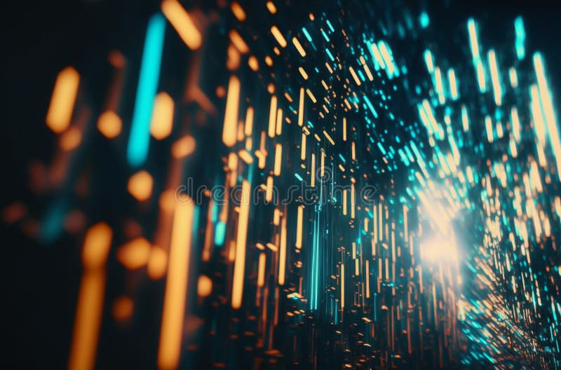 High Tech Technology Geometric and Connection System Background with ...