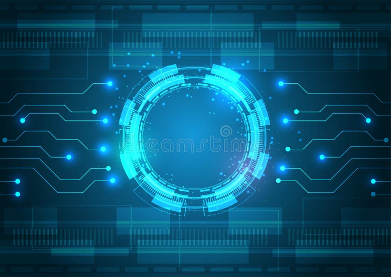 High Tech Technology Geometric Stock Vector - Illustration of ...