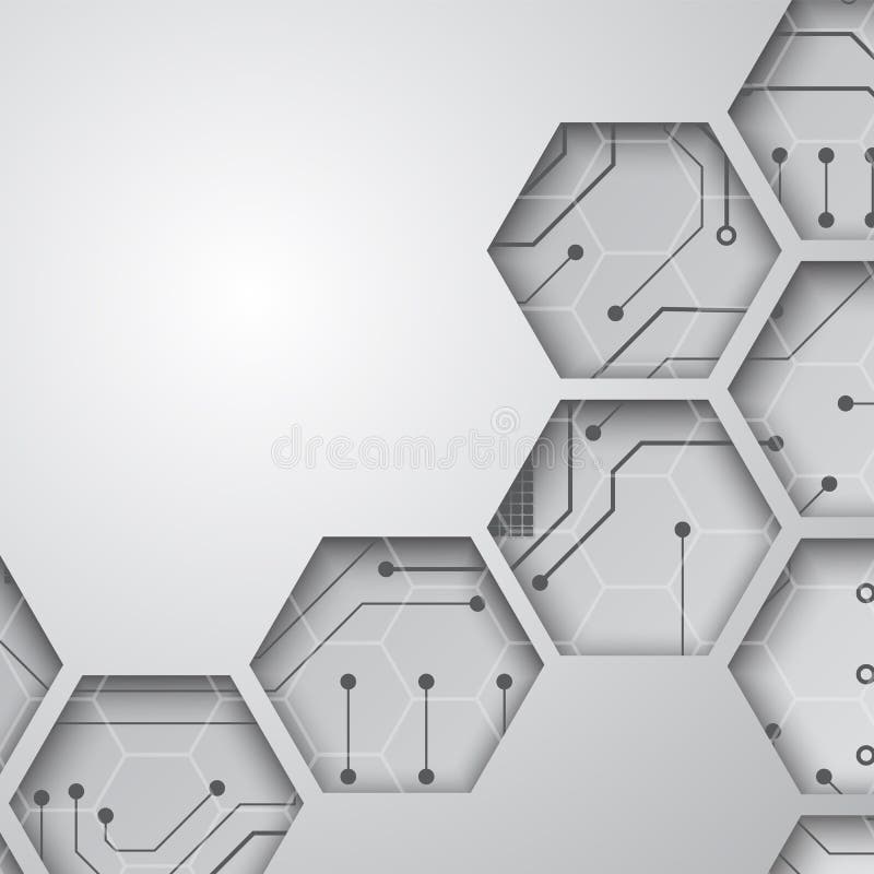 High Tech Technology Geometric Stock Vector - Illustration of ...